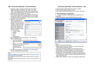 Manual Articulate Quizmaker | PPT