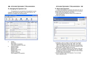 Manual Articulate Quizmaker | PPT