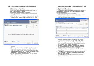 Manual Articulate Quizmaker | PPT