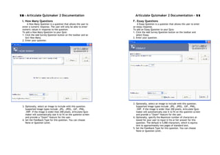 Manual Articulate Quizmaker | PPT