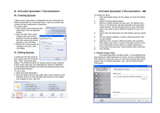 Manual Articulate Quizmaker | PDF