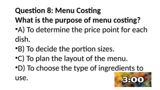 QUIZ in menu planning, Food and Beverage Services.pptx