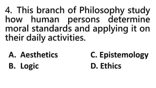 Introduction to the Philosophy of the Human Person | PPTX