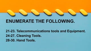 QUIZ NO. 1 IN PERIODICAL TLE BASIC SKILLS | PPTX