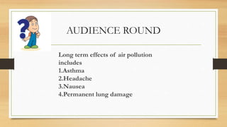 Quiz on air pollution | PPTX