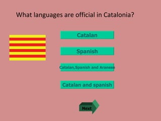 Quiz on catalonia | PPT