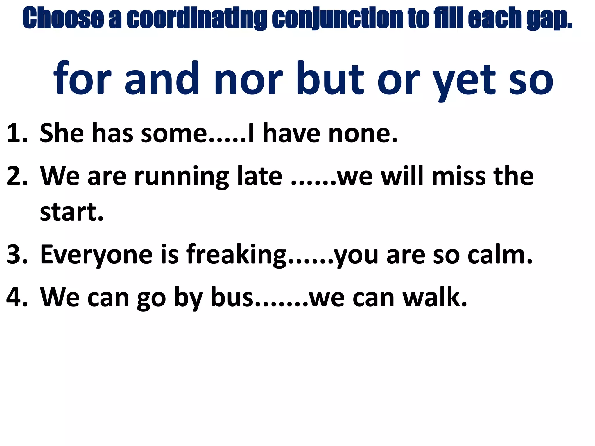 Quiz on conjunction wither answer English grammar | PPTX | Food & Drink