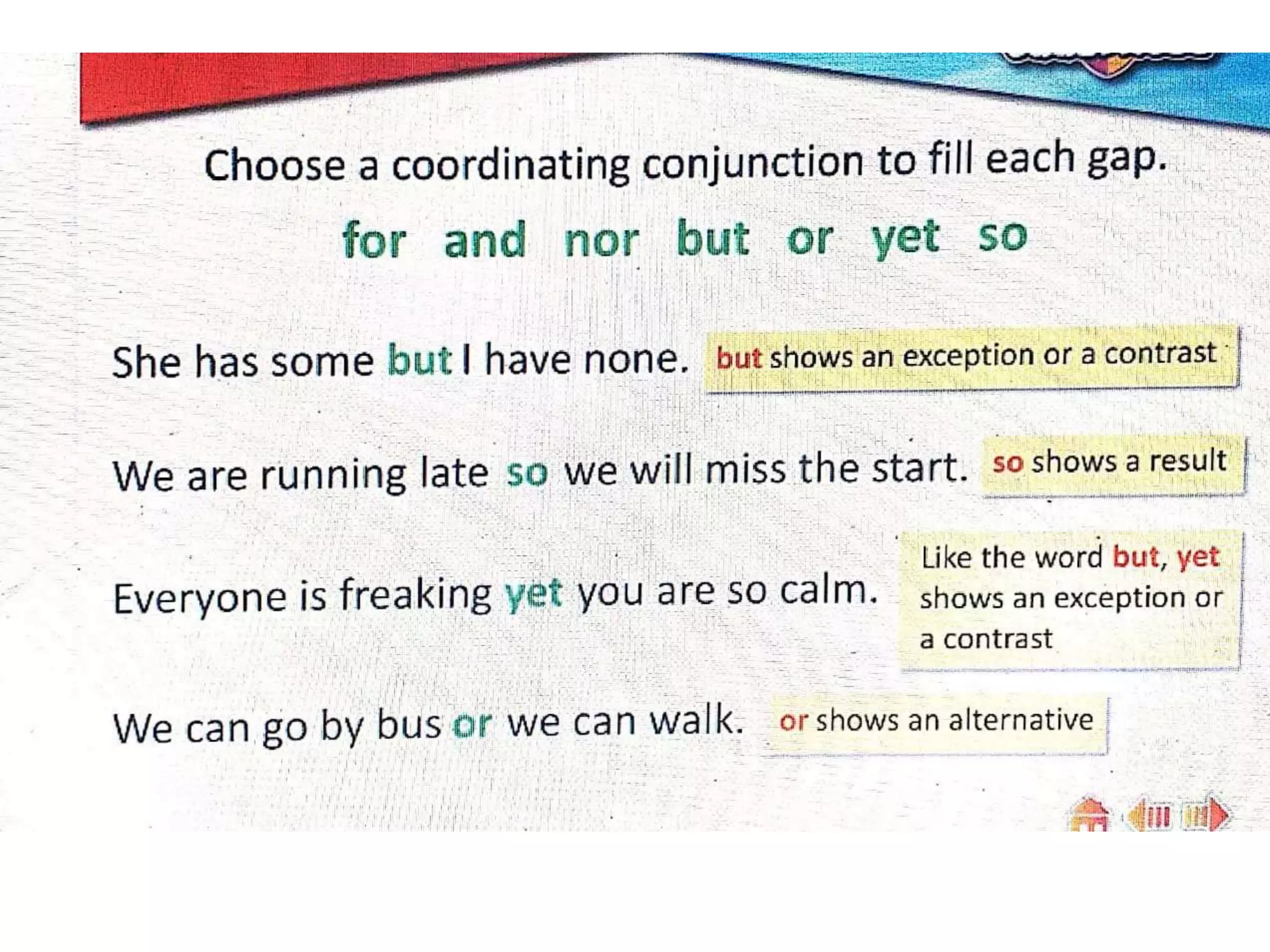 Quiz on conjunction wither answer English grammar | PPTX | Food & Drink