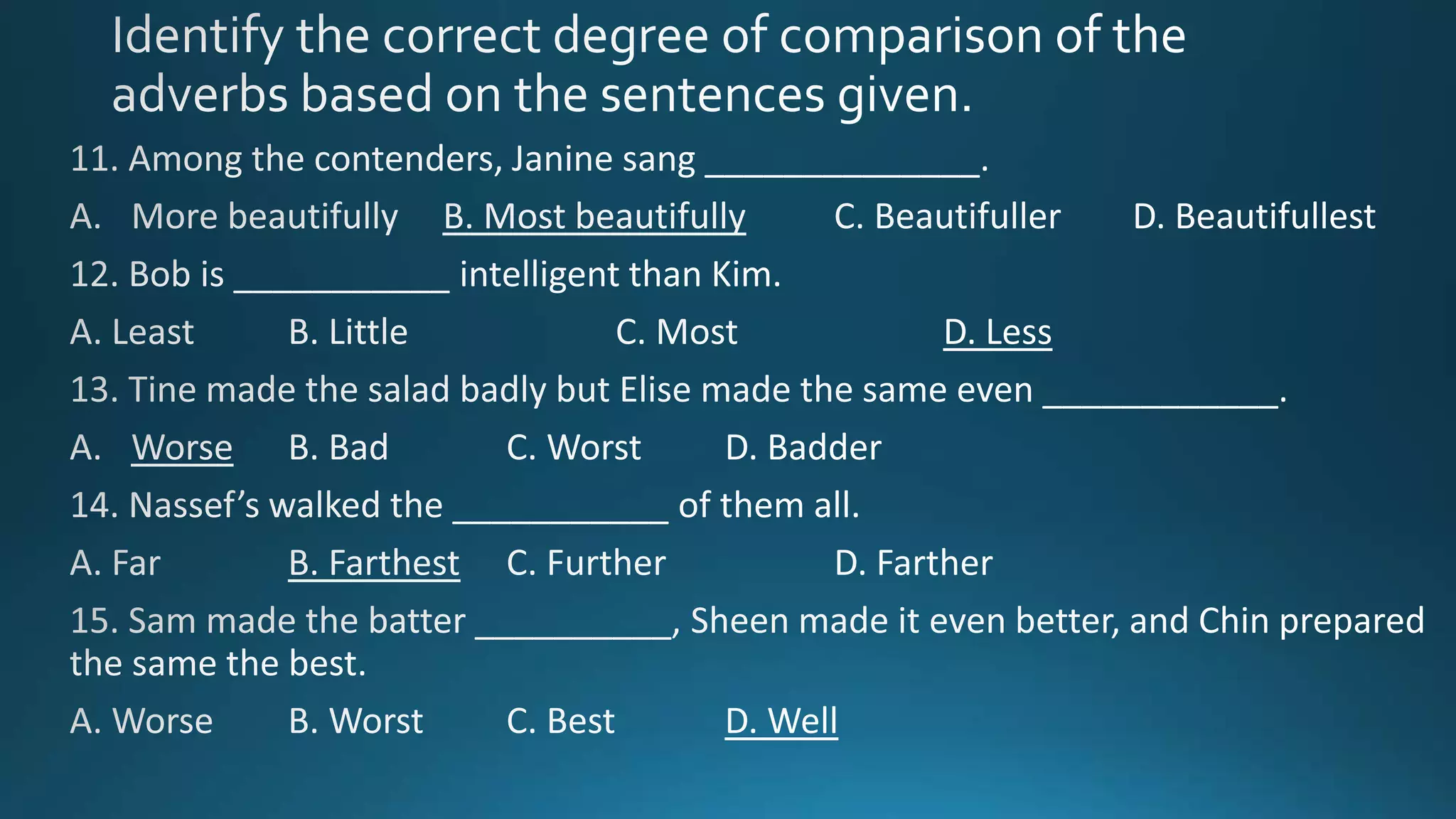 ADVERB FORMING QUIZ | PPTX