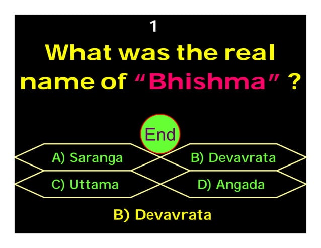 Quiz on hindu mythology | PDF