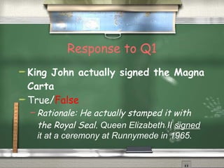 Quiz on magna carta | PPT