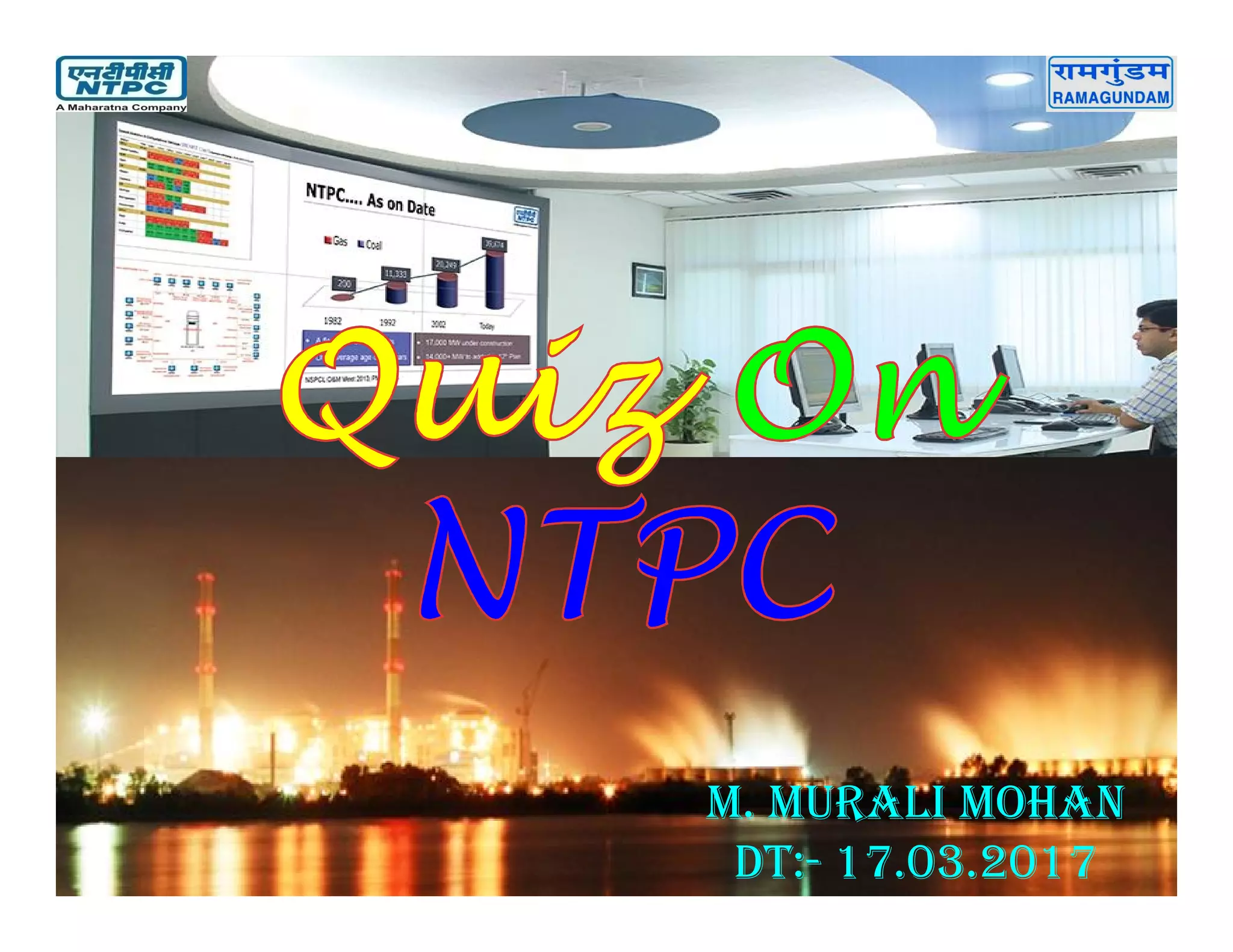 Quiz on NTPC limited | PDF