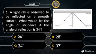 Quiz on Reflection on Mirrors Millionaire Edition.pptx