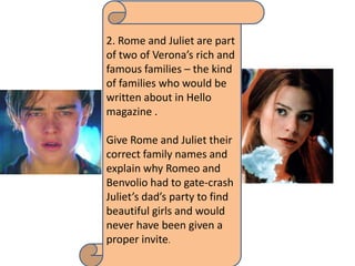 Quiz on Romeo and Juliet and Jane Eyre | PPTX