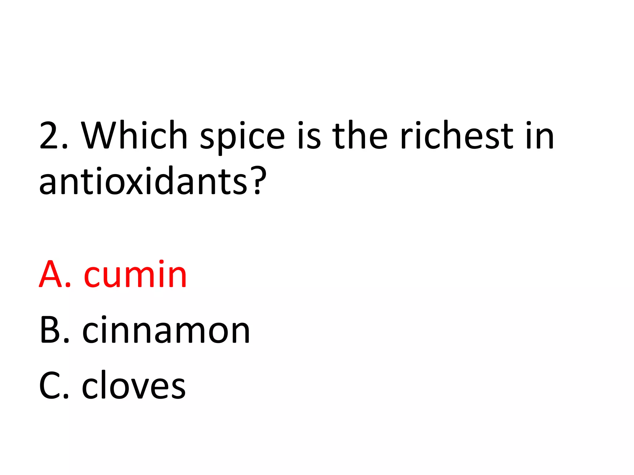 Quiz on spices and herbs | PPTX