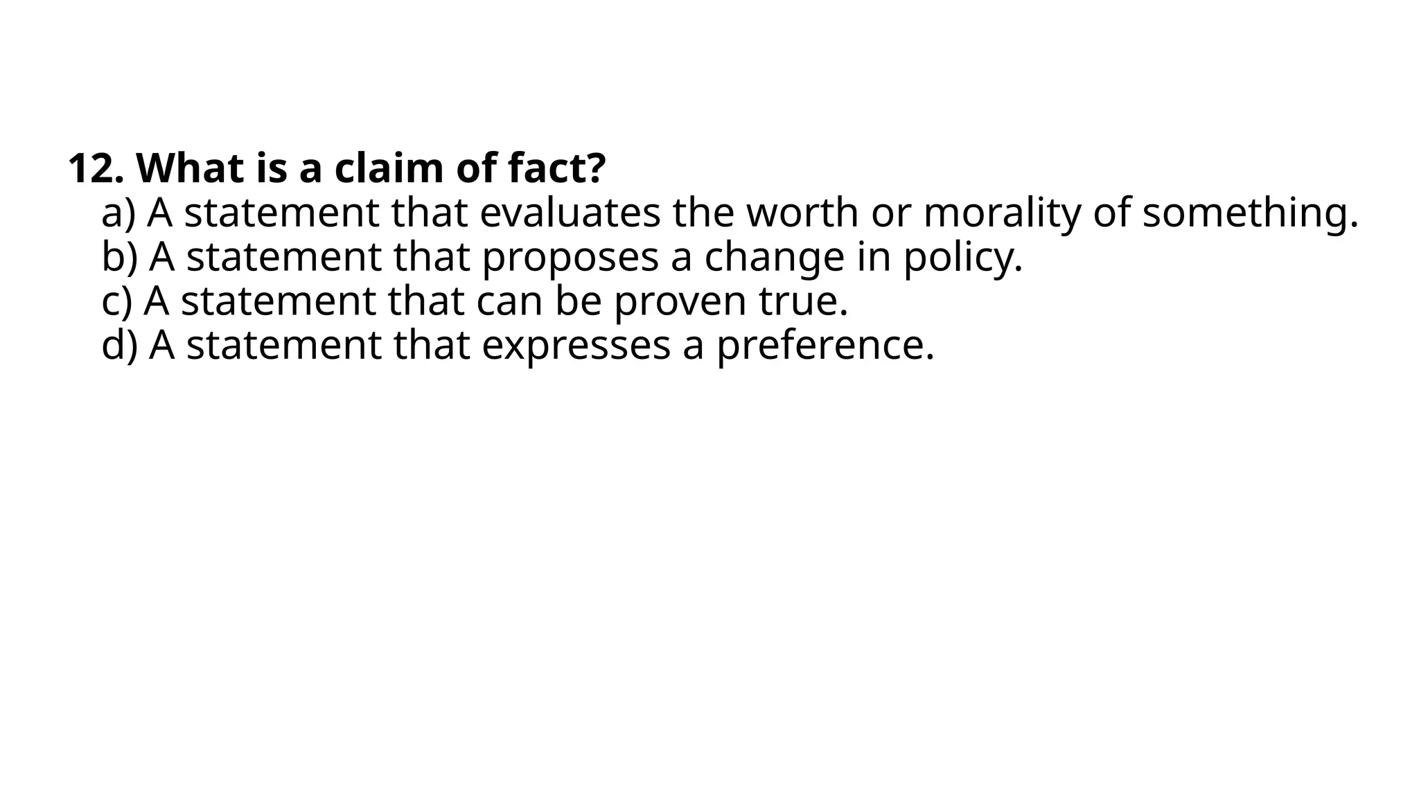 Quiz on Types of Claims.pptxJHDFDHFGQUGDFUQGFDUQQEERFQE | PPTX