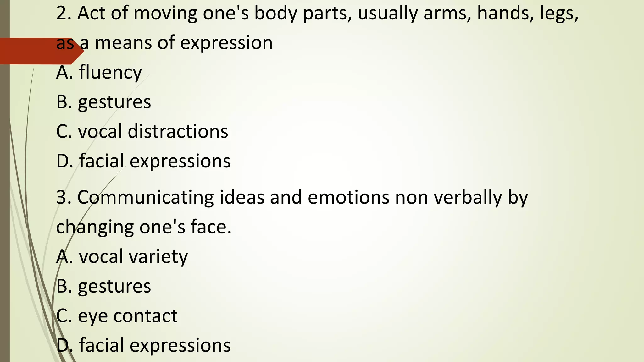 Quiz On Verbal And Non Verbal Strategies Pptx Free Download