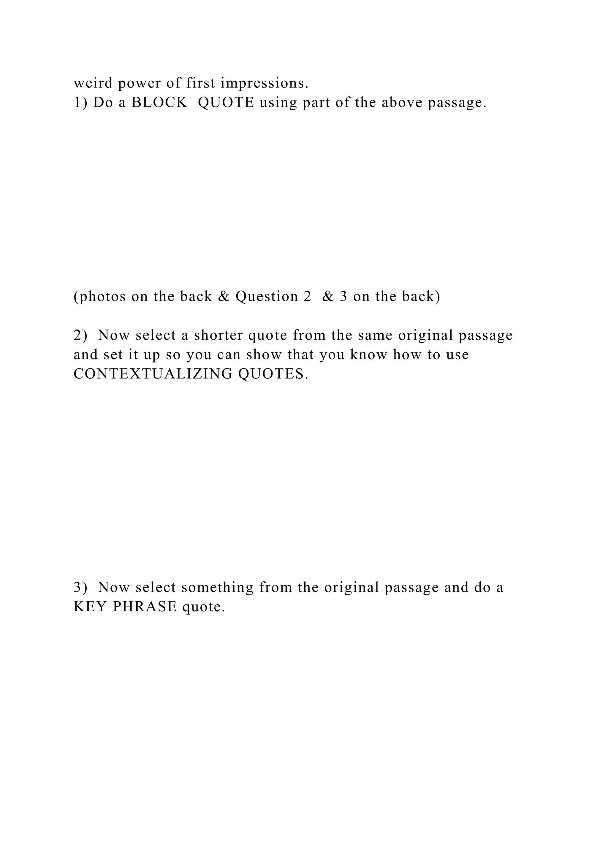 QUIZOriginal Passage Malcolm Gladwell talks about how he got .docx ...