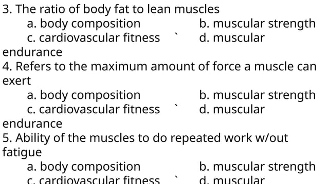 READY MADE QUIZ IN PE AND HEALTH FOR EDUCATORS IN MAPEH SUBJECT GRADE 8 ...