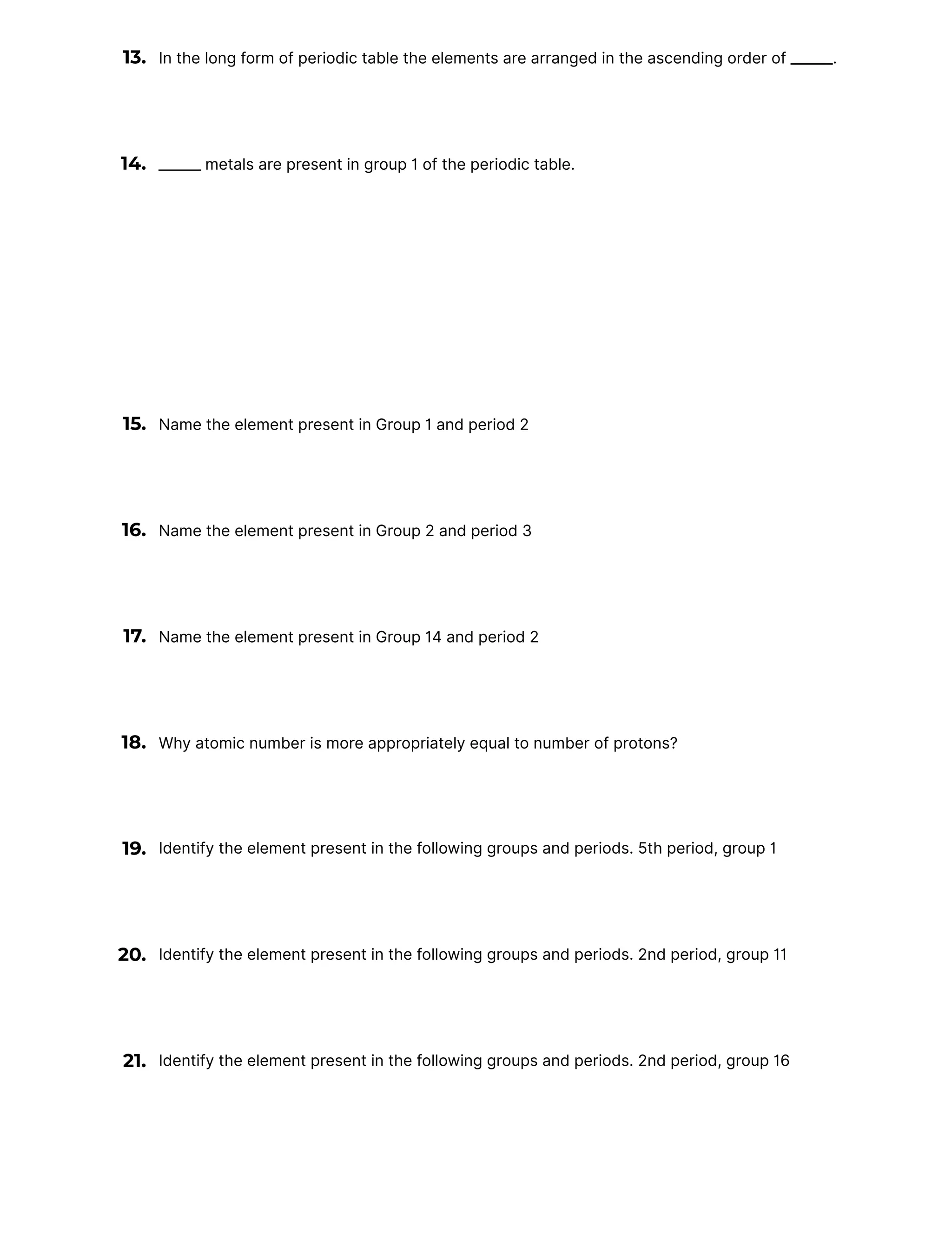 Chapter 5 - The periodic table (Class IX) | PDF | Chemistry | Science