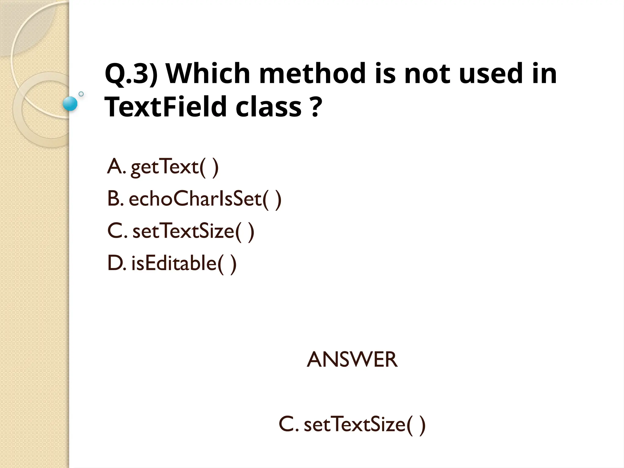 Advance Java msbte MCQ for diploma students | PPTX