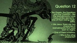 Mahabharata Quiz prelims | PPTX