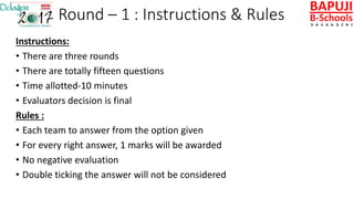 Quiz rules ppt | PPTX