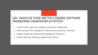 Software Engineering Quiz | PDF