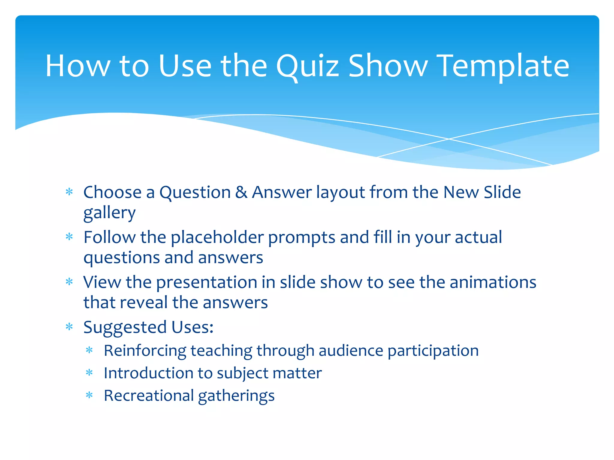 Quiz show | PPTX | Physics | Science