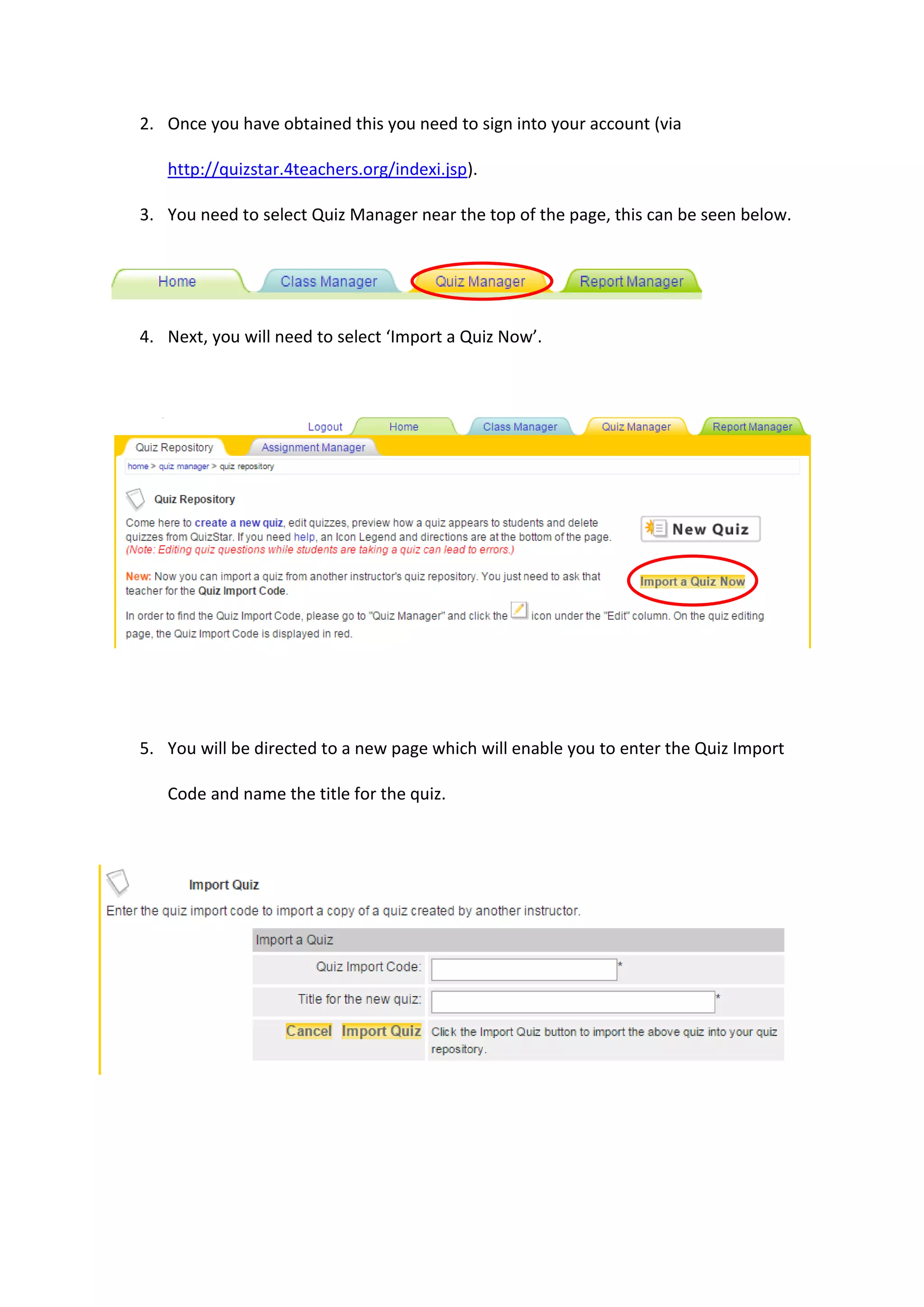Quiz star guide | PDF