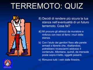 Quiz Terremoti | PPS