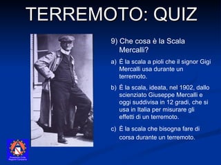 Quiz Terremoti | PPS