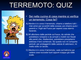 Quiz Terremoti | PPS