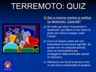 Quiz Terremoti | PPS
