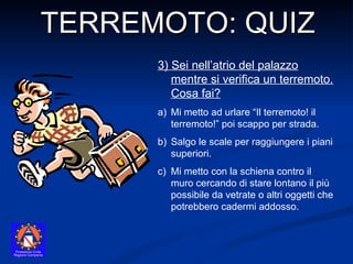 Quiz Terremoti | PPS