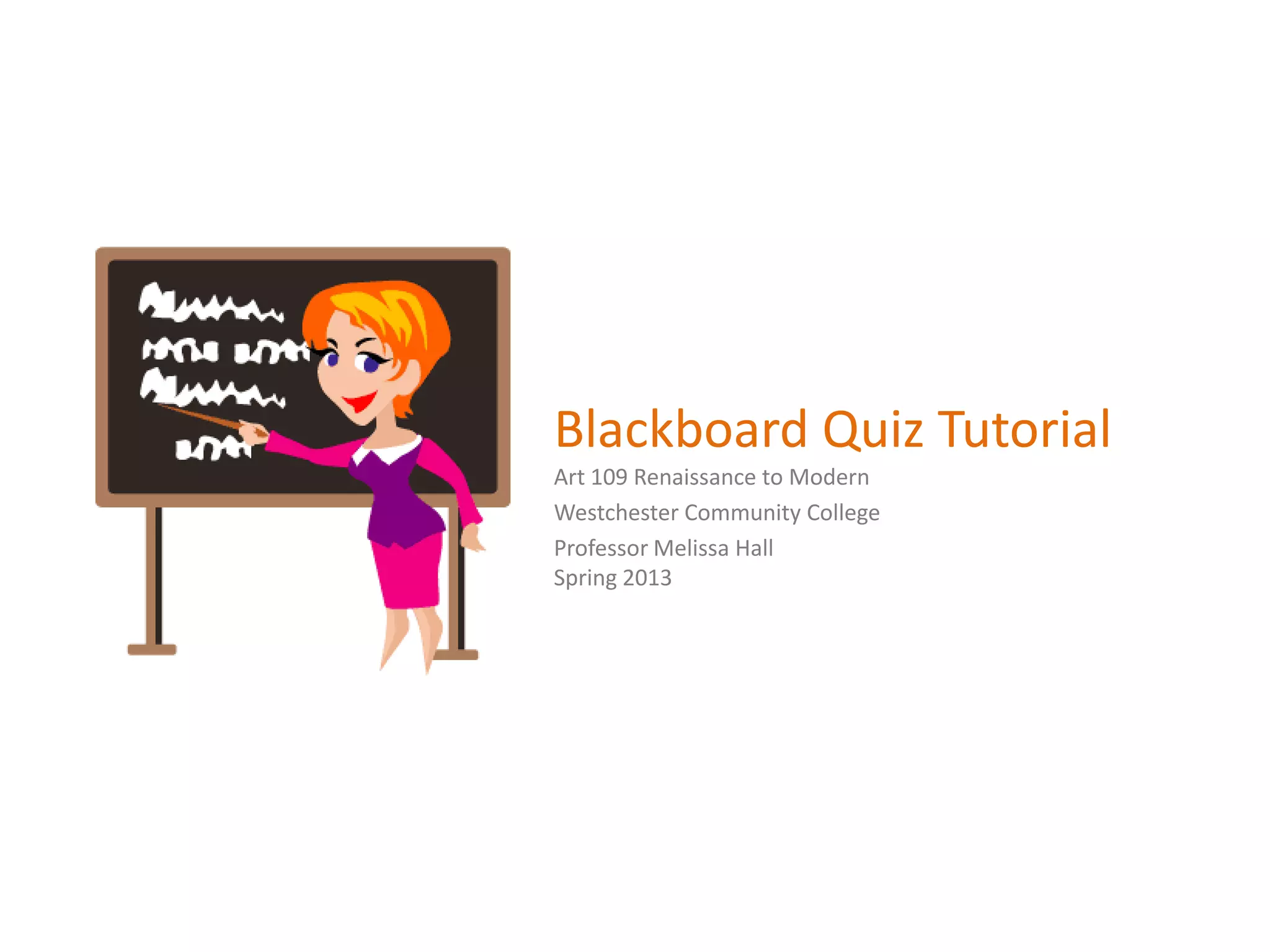 Quiz Tutorial | PPT