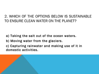 Quiz about the water | PPT