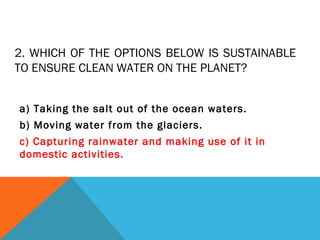 Quiz about the water | PPT
