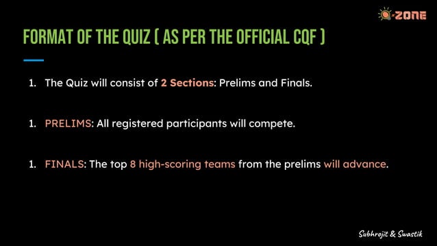 GENESIS 2024 | QUIZZARD : A SIMPLE GENRAL QUIZ | PPTX