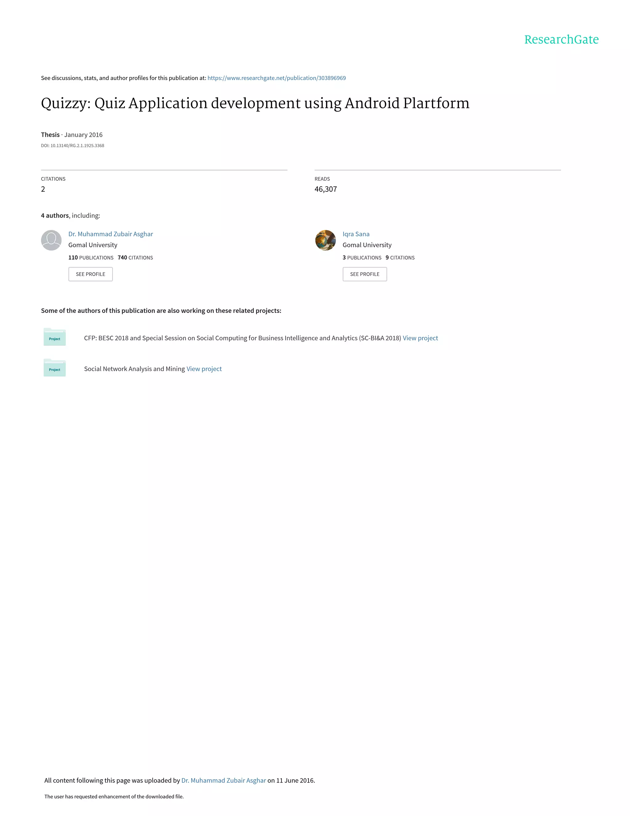 online quiz application project presentation | PDF