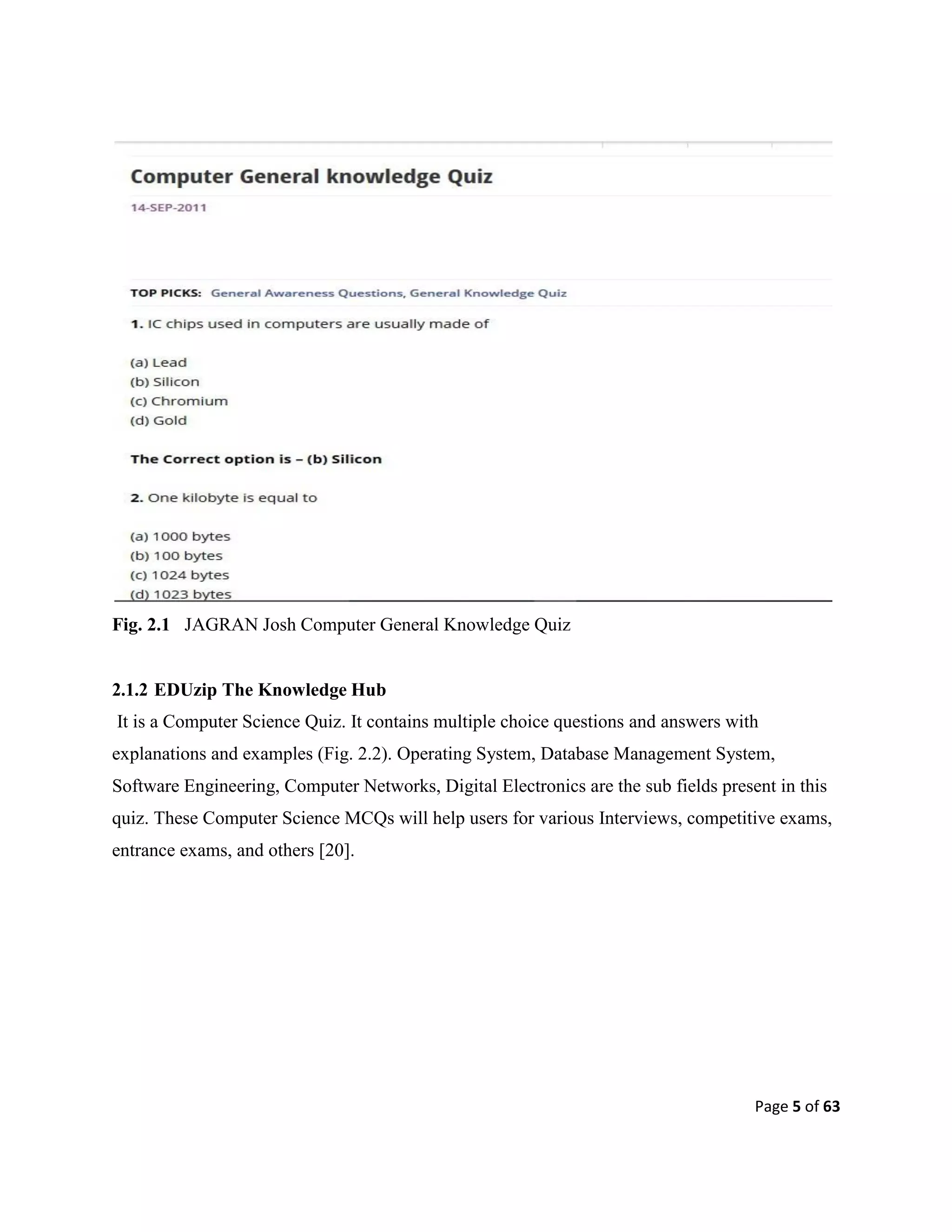 online quiz application project presentation | PDF