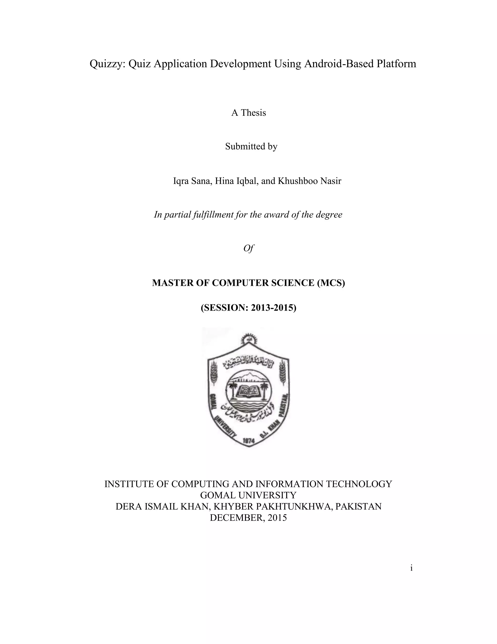 online quiz application project presentation | PDF