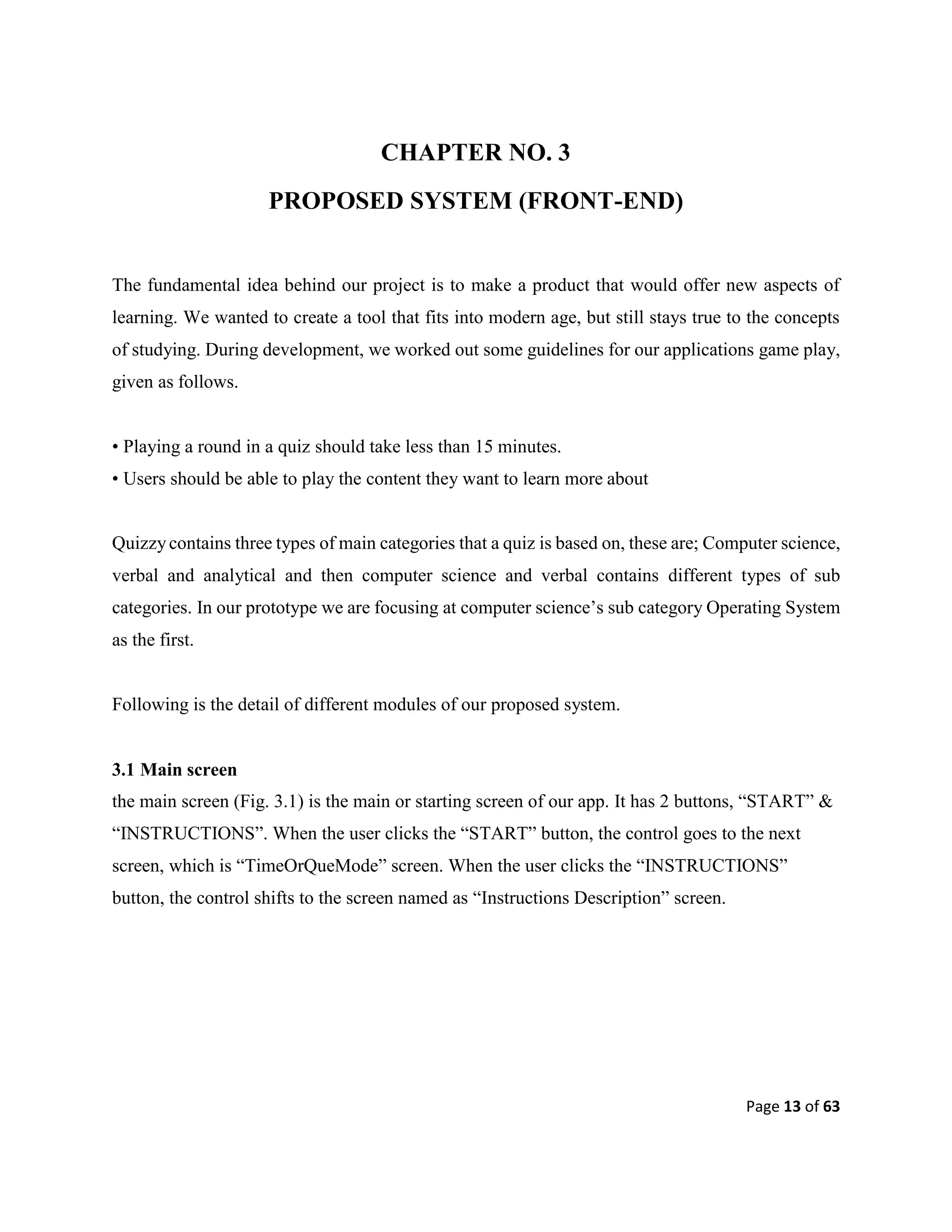 online quiz application project presentation | PDF