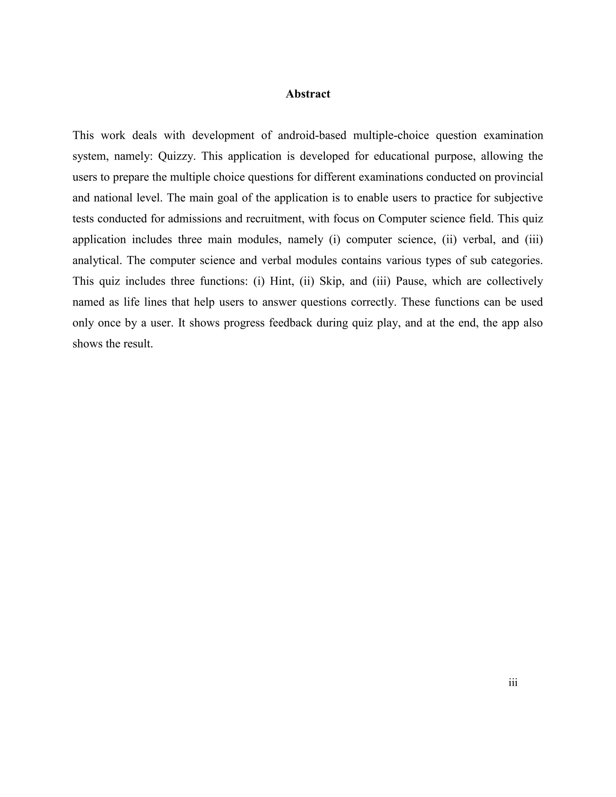 online quiz application project presentation | PDF