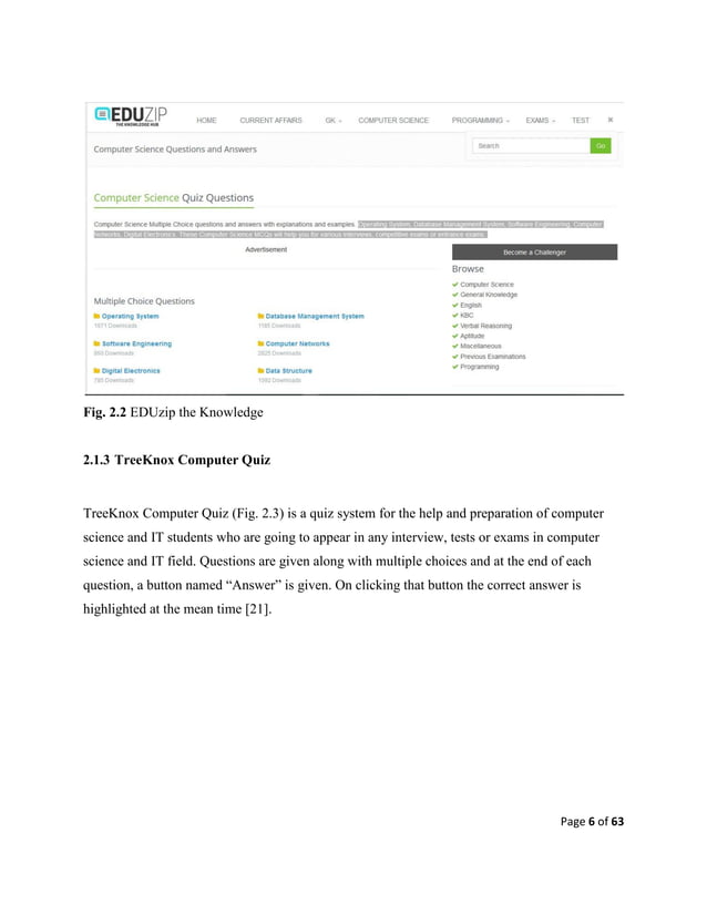 online quiz application project presentation | PDF | Computer Software ...