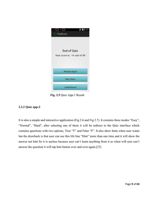 online quiz application project presentation | PDF | Computer Software and Applications | Computing