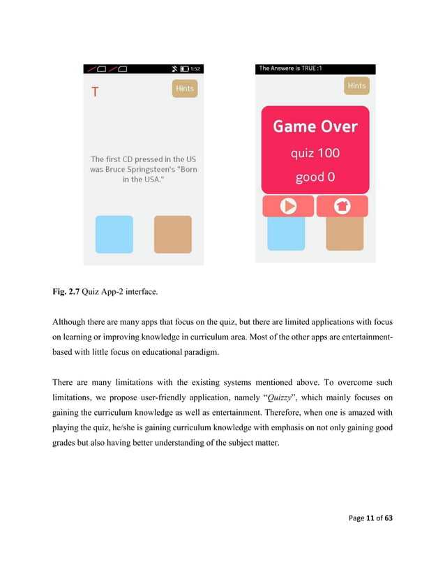 online quiz application project presentation | PDF | Computer Software and Applications | Computing