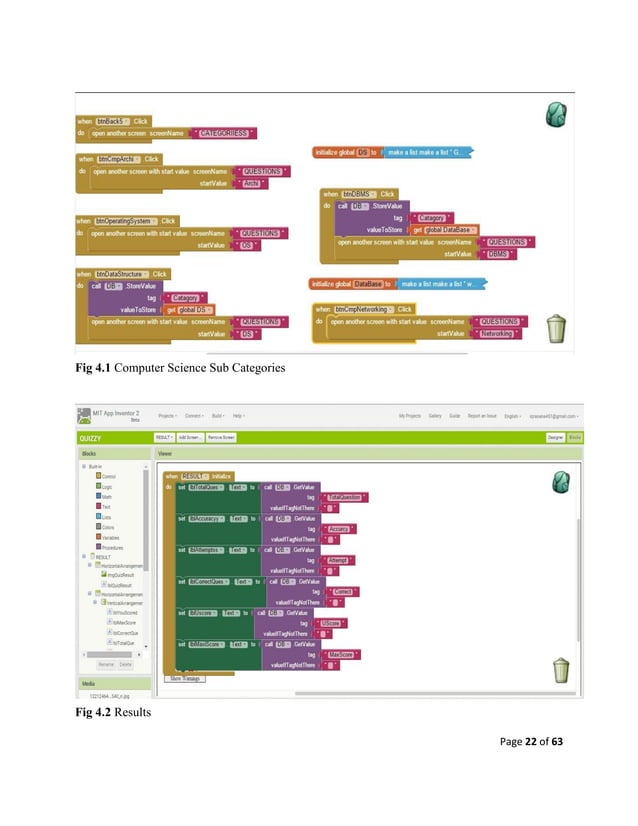 online quiz application project presentation | PDF | Computer Software and Applications | Computing