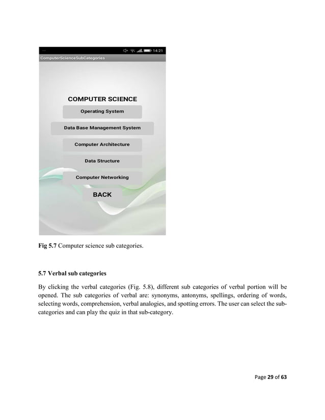 online quiz application project presentation | PDF | Computer Software and Applications | Computing