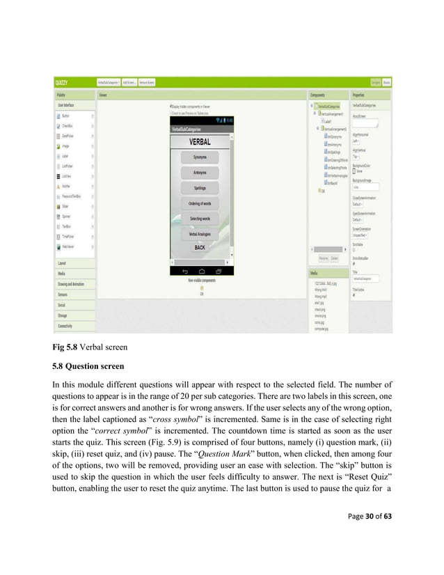 online quiz application project presentation | PDF | Computer Software and Applications | Computing